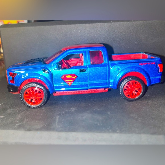 Jada | Toys | 27 Ford F150 Raptor Pickup Truck Blue Metallic And Red ...